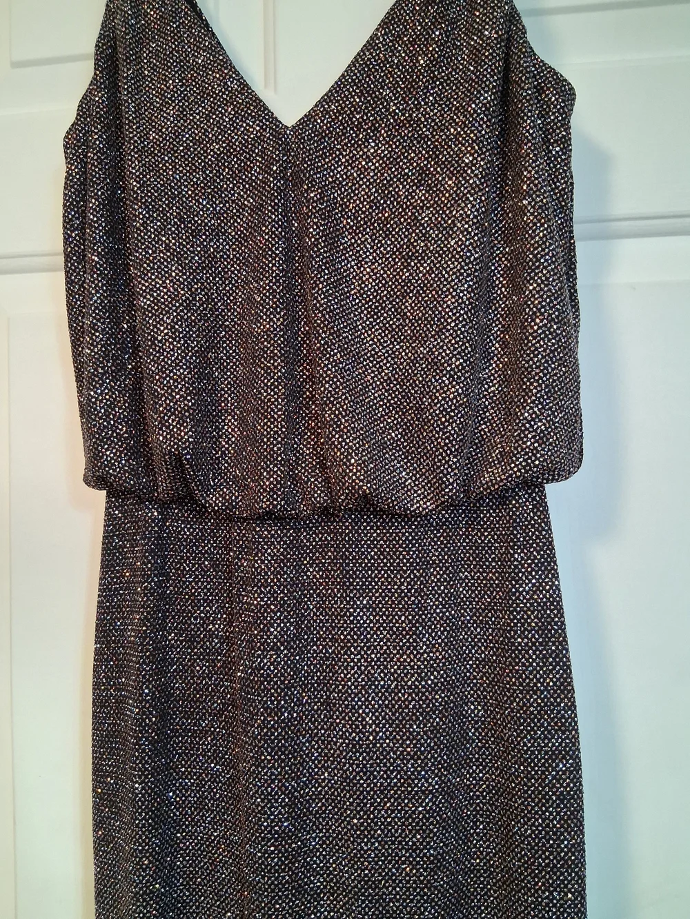 Calvin Klein | Dresses | Calvin Klein Black Sparkle Maxi Dress Party ...
